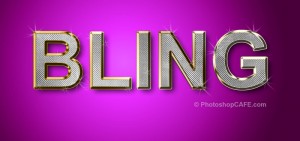 Original Gangsta bling diamonds Photoshop Tutorial - PhotoshopCAFE