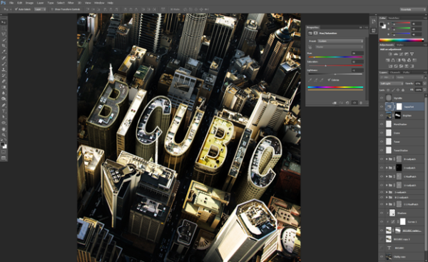 Photoshop CS6 3D Building City Tutorial - PhotoshopCAFE