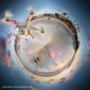 how to make small planets in Photoshop with aerial drone photos from ...