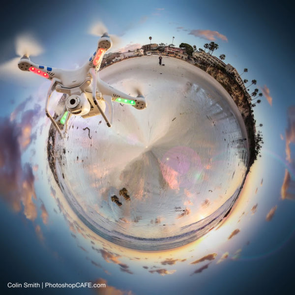 how to make small planets in Photoshop with aerial drone photos from ...