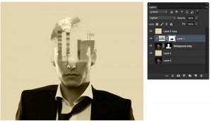 Blending layers in Photoshop, Double Exposure Tutorial - PhotoshopCAFE