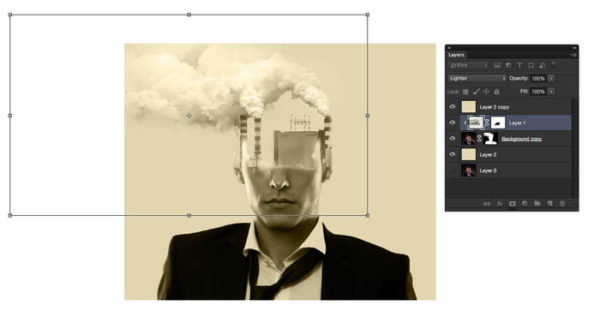 Blending layers in Photoshop, Double Exposure Tutorial - PhotoshopCAFE