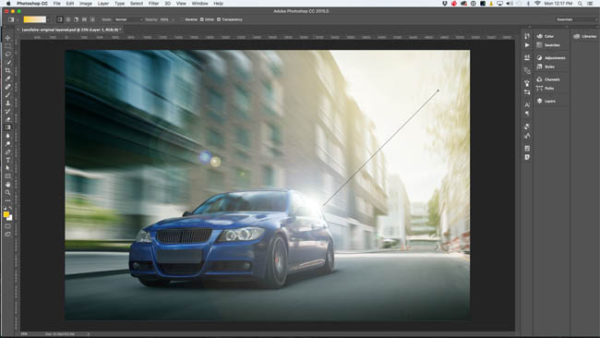 How to Create a hyper realistic non-destructive Lens Flare effect in ...