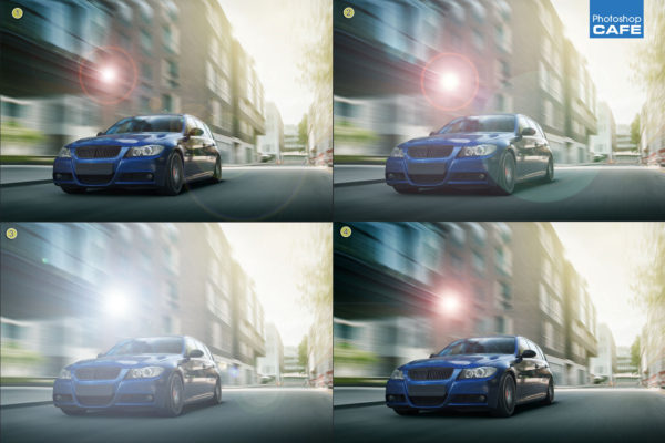 How to Create a hyper realistic non-destructive Lens Flare effect in ...