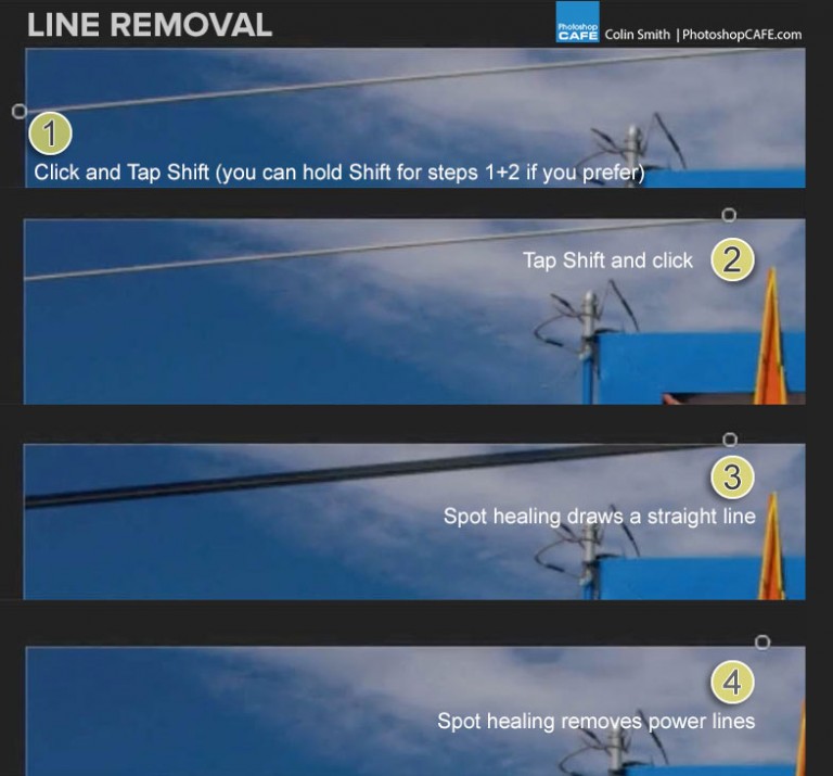 Ridiculously easy way to remove power lines from a photo in Photoshop ...
