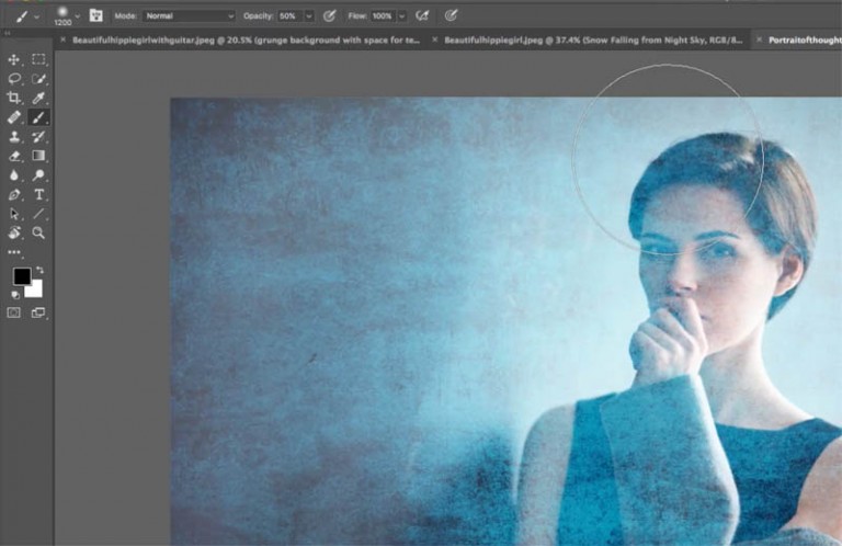 how to create a texture overlay of a photo in Photoshop - PhotoshopCAFE