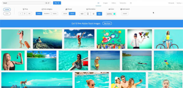 How to search and download Adobe Stock images in Photoshop - PhotoshopCAFE