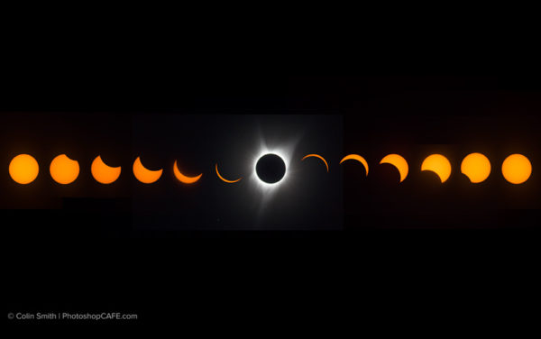 How to Photograph an eclipse and make an eclipse sequence in Photoshop ...
