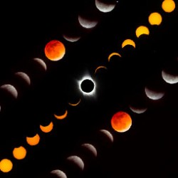 How to Photograph an eclipse and make an eclipse sequence in Photoshop: Lunar eclipse + Solar ...