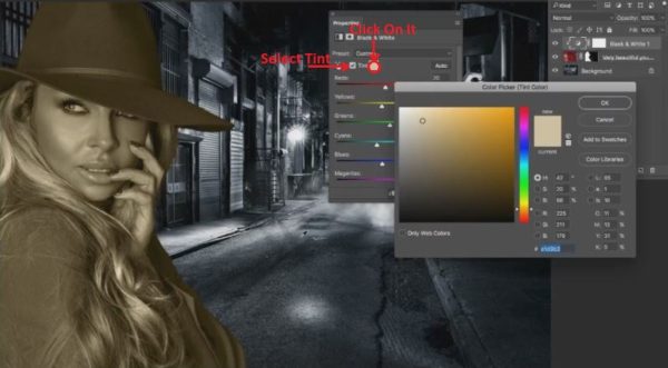 color splash, partial color effect in Photoshop tutorial - PhotoshopCAFE