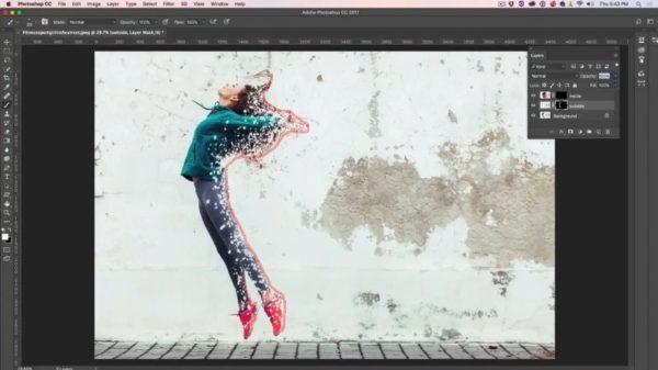 Particle disintegration effect in photoshop tutorial Avengers Infinity ...