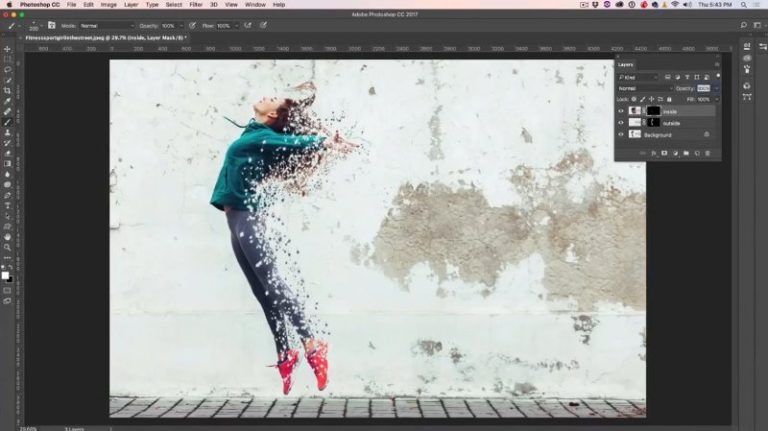 Particle disintegration effect in photoshop tutorial Avengers Infinity ...