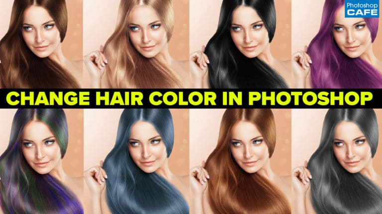 How to change Hair color in Photoshop tutorial - PhotoshopCAFE
