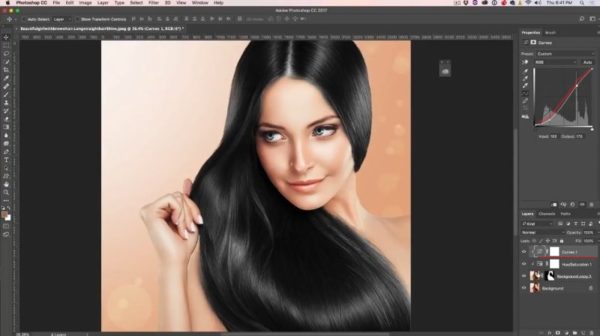 How to change Hair color in Photoshop tutorial - PhotoshopCAFE