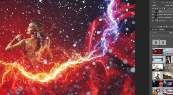 Layer Blending Mode tips in Photoshop tutorial, combining photos with style - PhotoshopCAFE