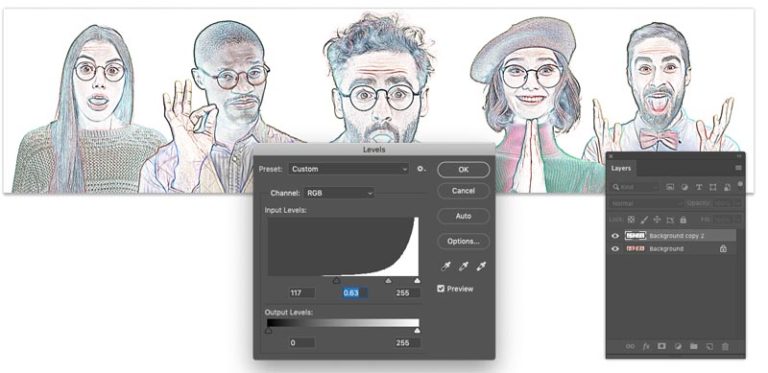 Turn photo into Comic Book Effect in Photoshop Tutorial Cartoon in ...