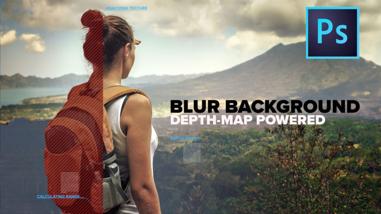 How to blur a photo background in Photoshop using blur masks and Depth ...