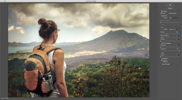 How to blur a photo background in Photoshop using blur masks and Depth ...