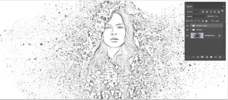How to Turn a Photo into a Pencil Drawing in Photoshop, the new and ...