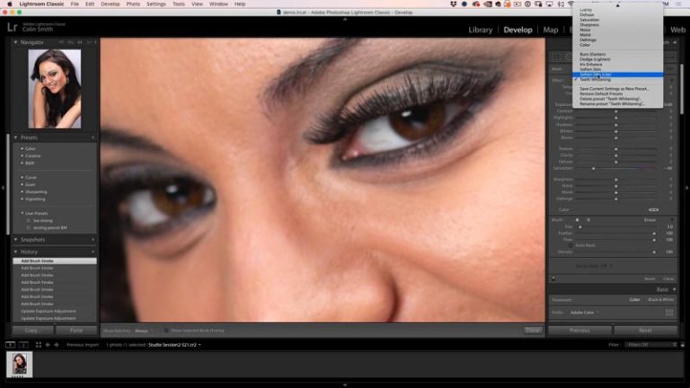 How to retouch a face in Lightroom or Camera Raw - PhotoshopCAFE