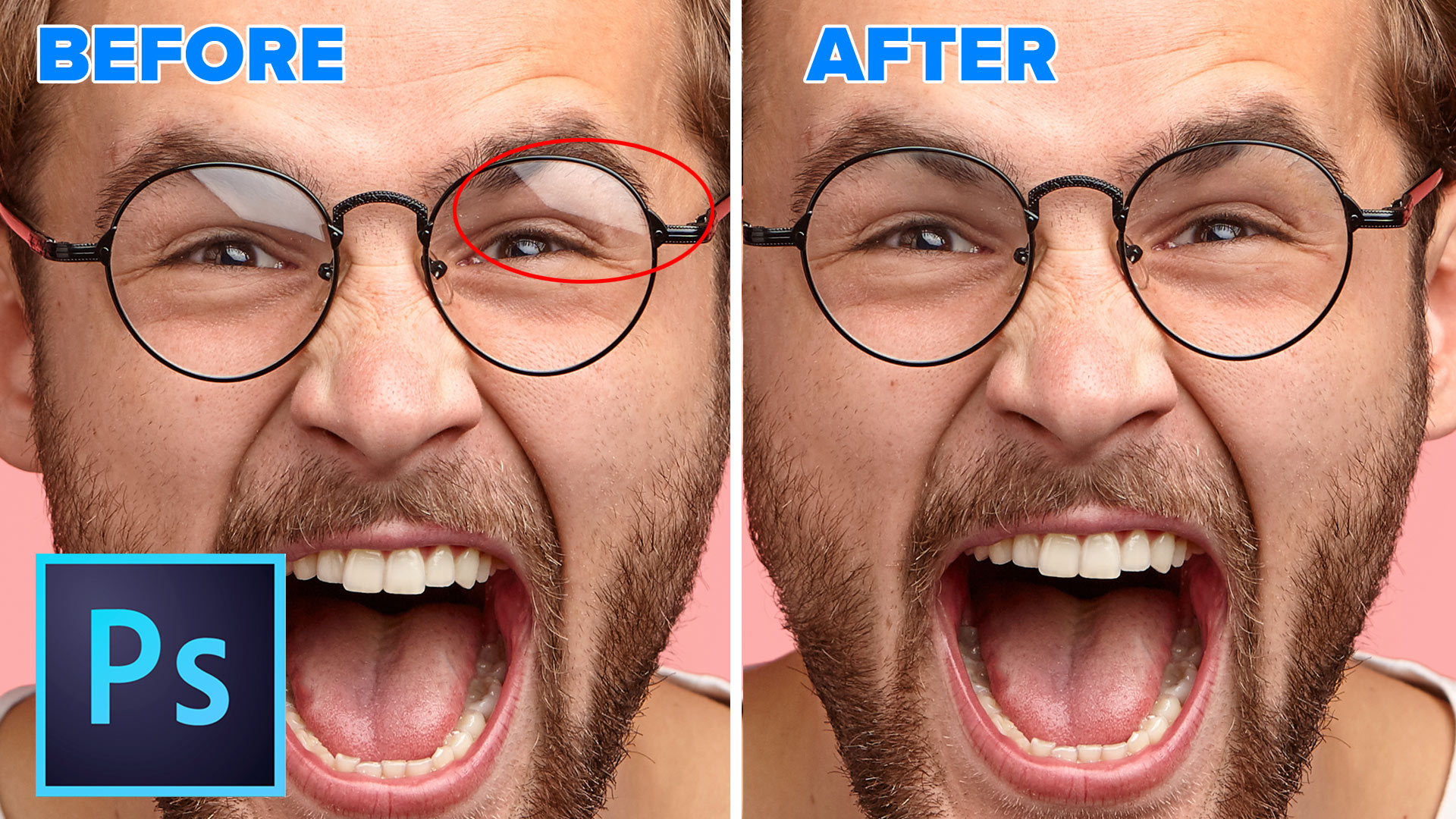 How To Remove Reflections From Glasses In Photoshop PhotoshopCAFE