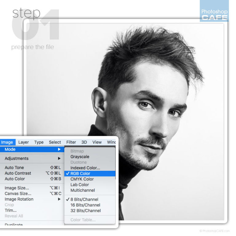 How to Colorize a black and white photo in Photoshop - portrait ...
