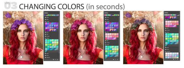 Colorizing a photo with gradients in Photoshop, new preset panels and ...