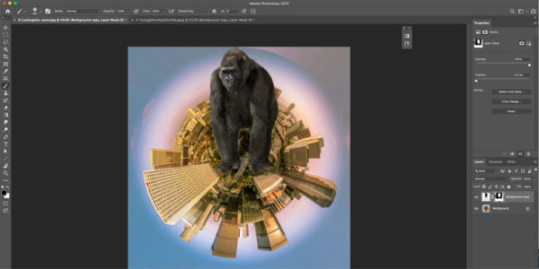 How to make a video game cover in Photoshop: tiny city photoshop ...