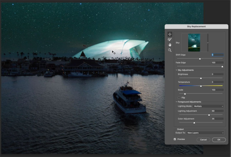 How to use New features of Photoshop Sky Replacement (August 2021) and ...