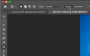 Clean photos and remove distractions with the patch tool in Photoshop ...