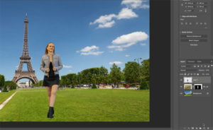 How to Photoshop a person into a photo, complete, easy, free Photoshop ...