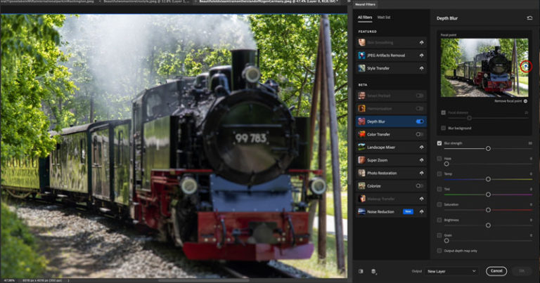 How to Change the focus of a photo in Photoshop, use Depth Maps for depth of field blur ...