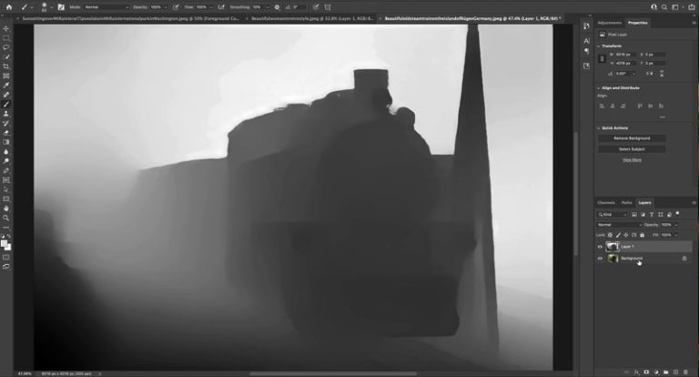 How to Change the focus of a photo in Photoshop, use Depth Maps for ...