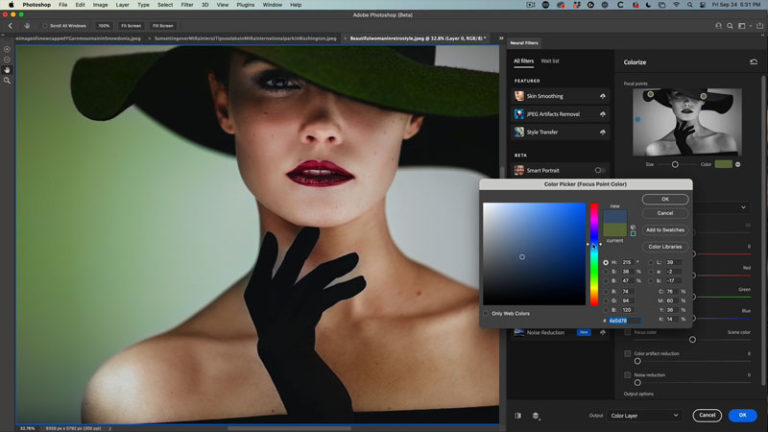 Automatically Colorize Black & white photos in Photoshop tutorial. Make ...