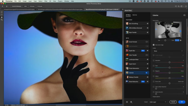 Automatically Colorize Black & white photos in Photoshop tutorial. Make ...