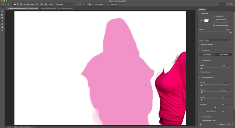 How to use Updated Object Selection in Photoshop 2023, AI selections ...