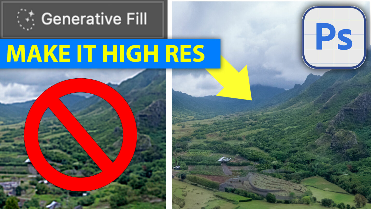 How to Resize a photo to any size and fill the overcrop with Generative Expand in Photoshop ...