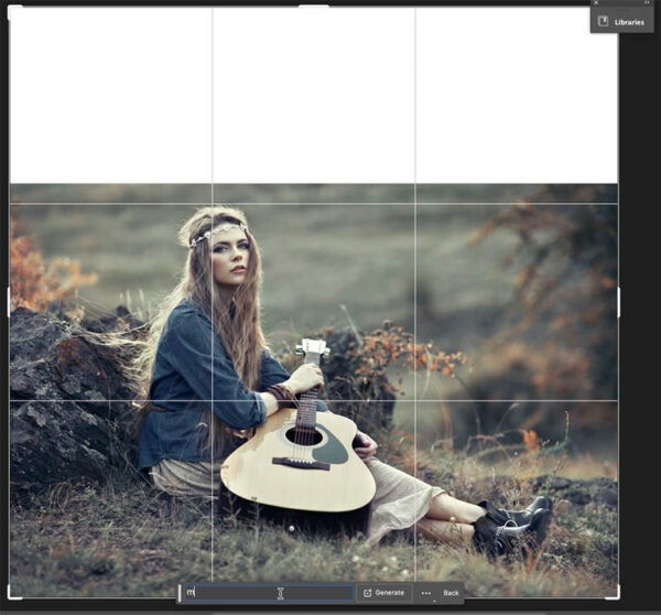 How to Resize a photo to any size and fill the overcrop with Generative Expand in Photoshop ...