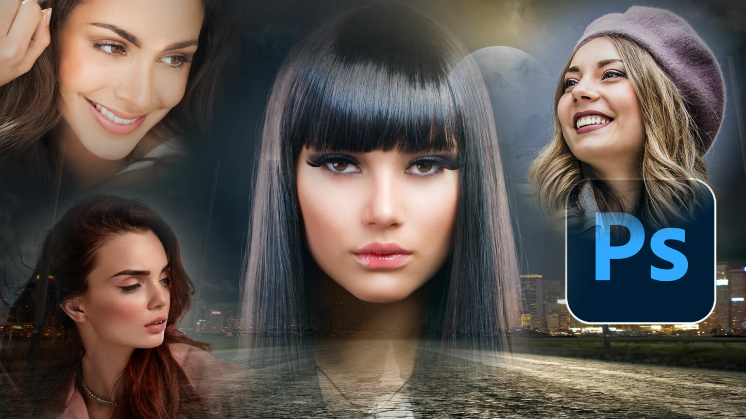 How to Seamlessly Blend faces into background in Photoshop using new ...