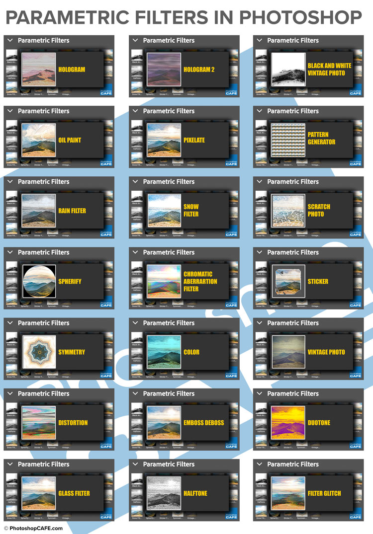 Parametric Filters in Photoshop Ultimate Guide - PhotoshopCAFE