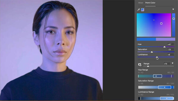 Remove Color shadows from a face with Point Color in Photoshop ...