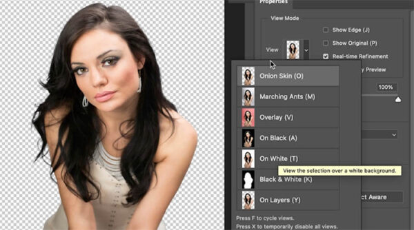 How to use Select and Mask in Photoshop. Refine edges on every cutout ...