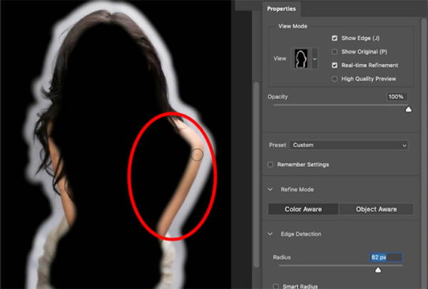 How to use Select and Mask in Photoshop. Refine edges on every cutout ...