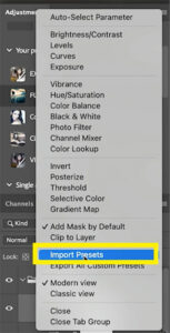 Create Adjustment Layer Presets in Photoshop - PhotoshopCAFE