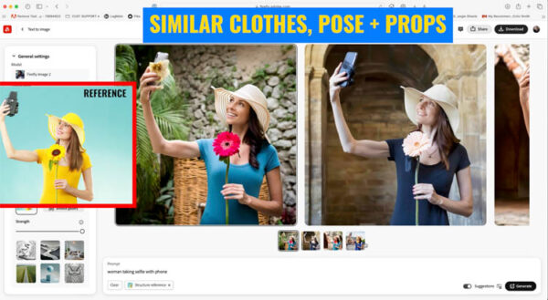 Generative ai now Matches your photo or sketch, Structure Reference in ...