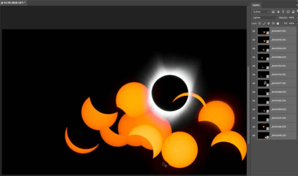 How to Create an Eclipse Sequence in Photoshop, complete guide - PhotoshopCAFE