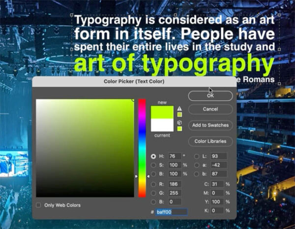 Dynamic text in Photoshop automatically create beautiful blocks of text ...