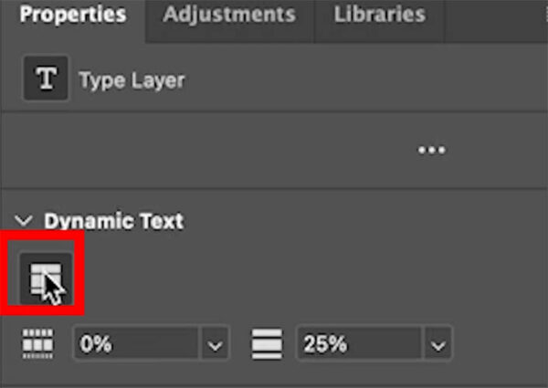 Dynamic text in Photoshop automatically create beautiful blocks of text ...