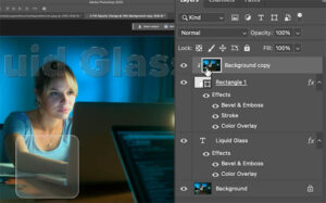 How to make apple Liquid Glass effect in Photoshop - PhotoshopCAFE