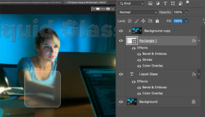 How to make apple Liquid Glass effect in Photoshop - PhotoshopCAFE